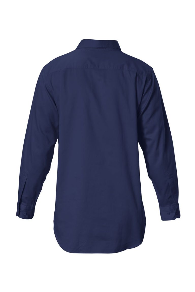 Hard Yakka Cotton Drill Closed Front Work Shirt Long Sleeve – Seears ...