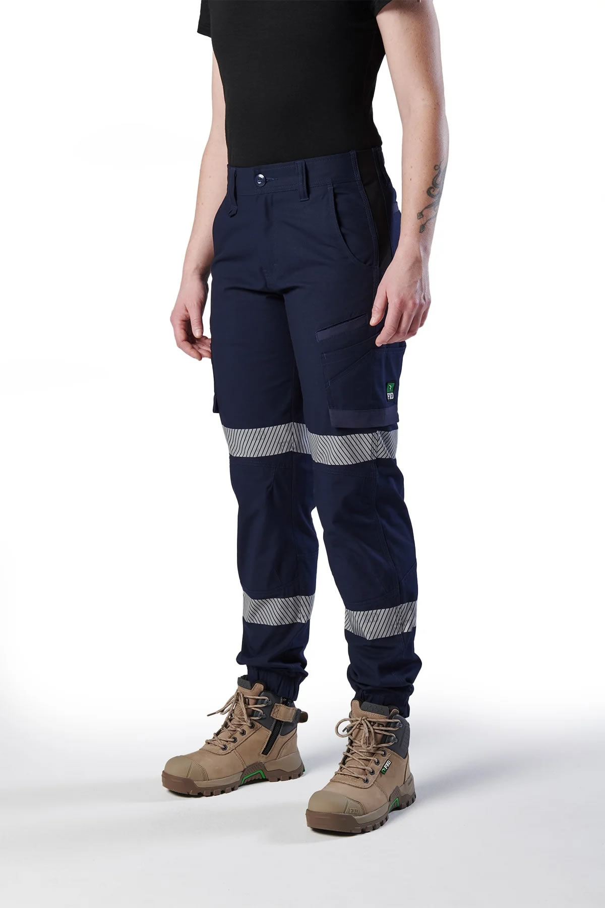 FXD Ladies Cuffed Taped Stretch Ripstop Work Pants Seears Workwear