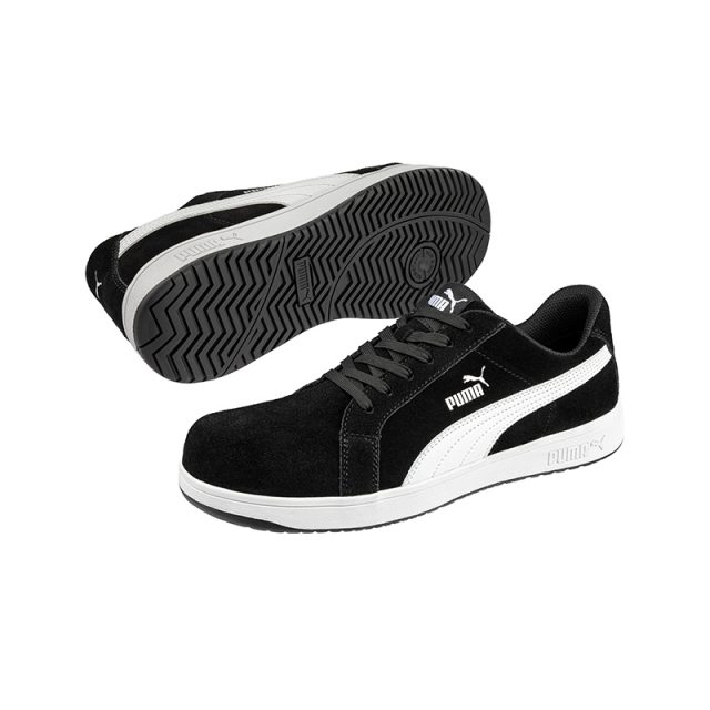 Puma Iconic (Black/White) – Seears Workwear