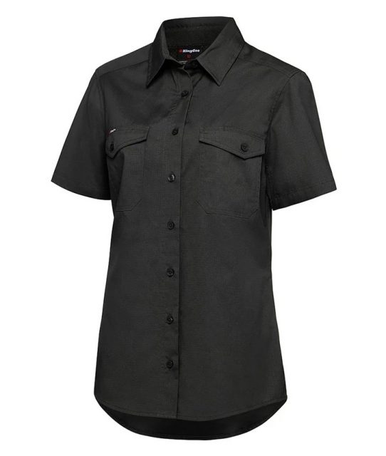 King Gee Workcool 2 Ladies Lightweight Short Sleeve Shirt – Seears Workwear